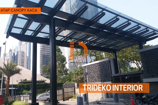 Atap canopy kaca | Kontraktor atap canopy kaca tempered