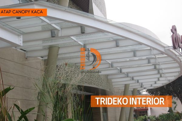 Atap canopy kaca | Kontraktor atap canopy kaca tempered