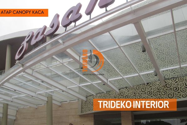 Atap canopy kaca | Kontraktor atap canopy kaca tempered