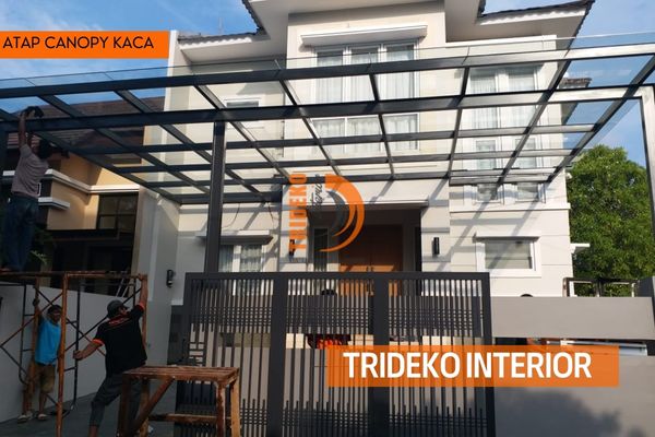 Atap canopy kaca | Kontraktor atap canopy kaca tempered