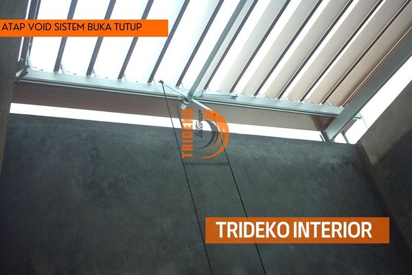 Atap void | Bahan atap void sistem buka tutup mengatur sirkulasi
