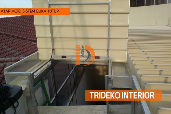 Atap void | Bahan atap void sistem buka tutup mengatur sirkulasi