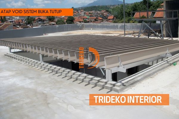 Atap void | Bahan atap void sistem buka tutup mengatur sirkulasi