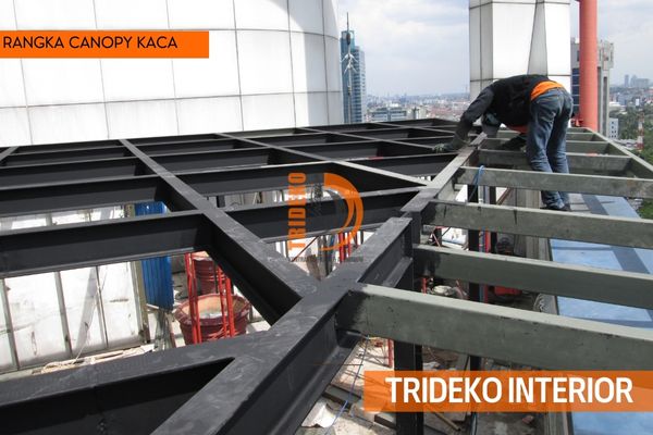 Rangka canopy kaca | Trideko kontraktor utama untuk canopy kaca