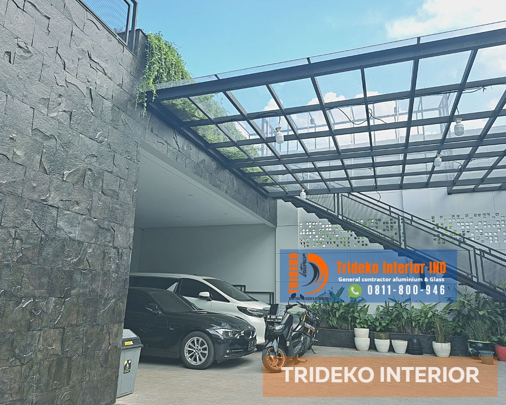 Canopy Kaca | PT Trideko interior indonesia kontraktor canopy