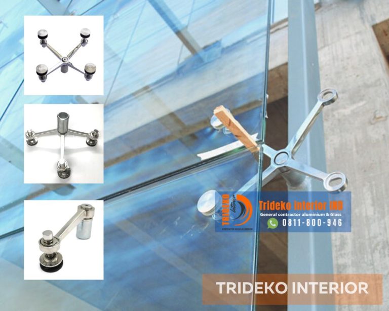 Trideko interior kontraktor kanopi kaca tempered & atap buka tutup