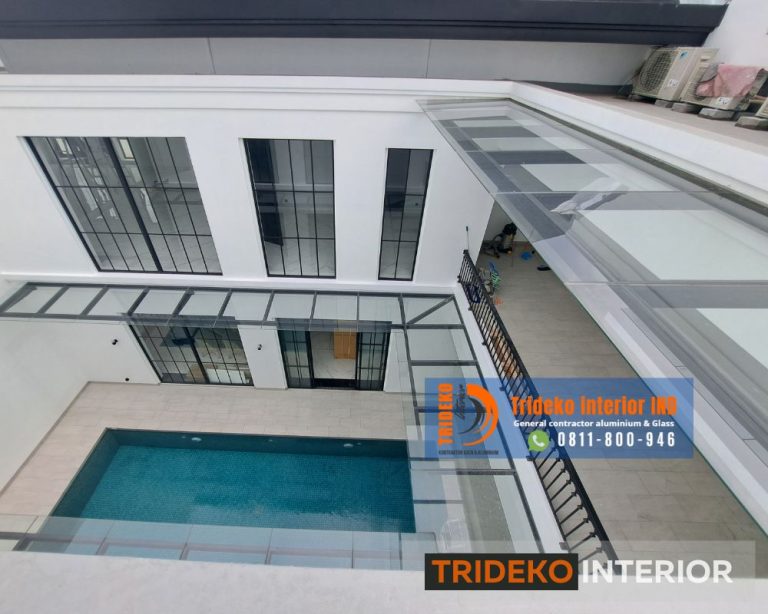 Atap Kaca Kolam Renang 2025 | Solusi Elegan Aplikator Atap