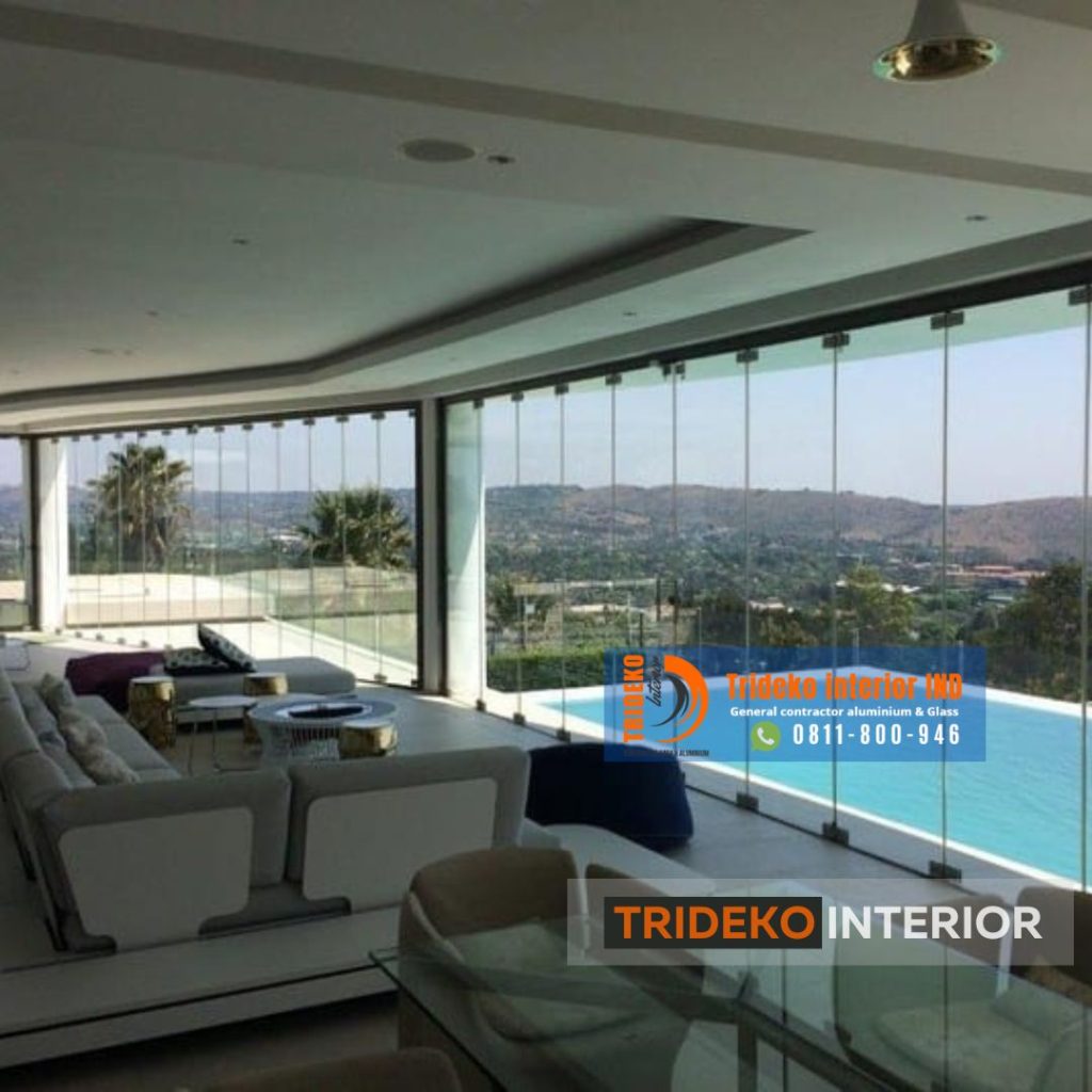 Info Harga Pintu Lipat Kaca Frameless MinimalisTerbaik 2025