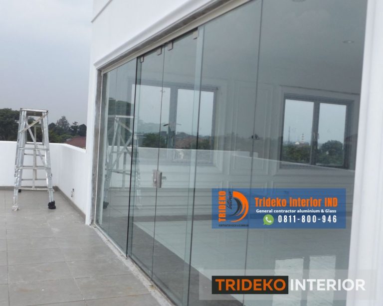 Pintu Sliding Kaca Minimalis 2026 | Tempered & Laminated