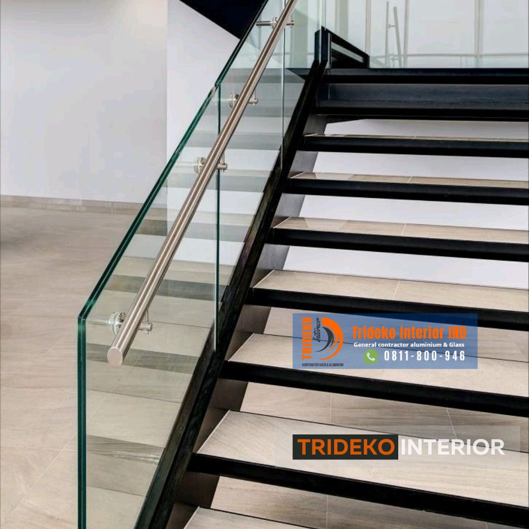 #1 Top! Railing Kaca Frameless Premium 2026 Hub Trideko